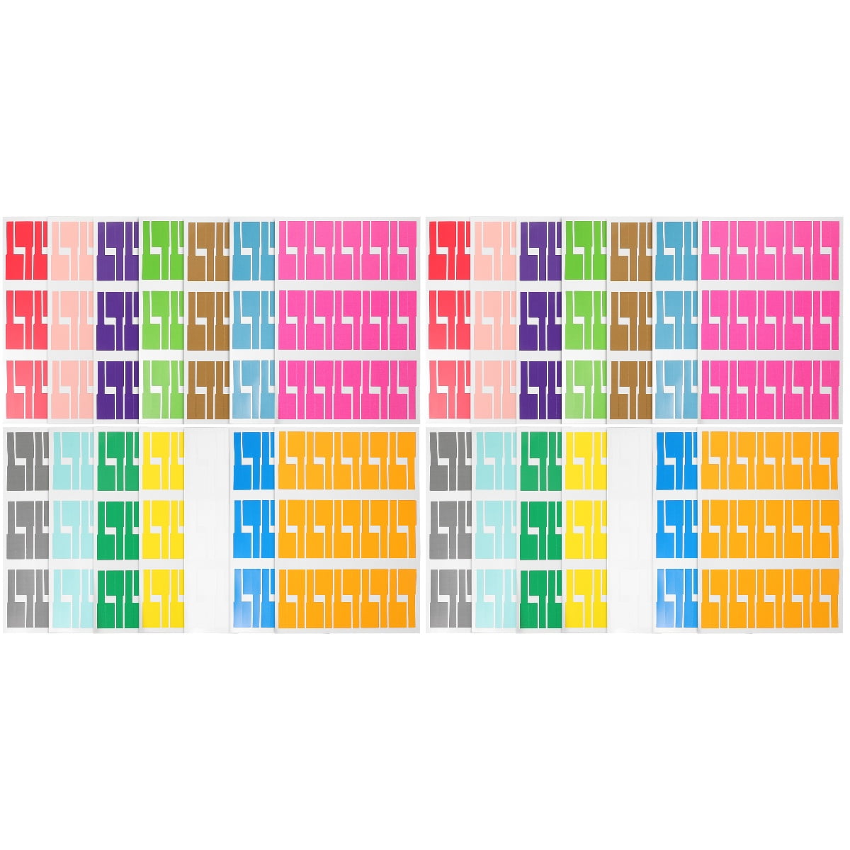 28 Sheets of Wire Labels Cable Labels Adhesive Cable Tags Stickers ...