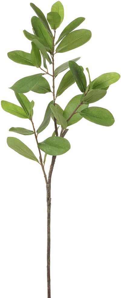 28" Silk Mangrove Leaf Stem -Green (Pack of 12) - Walmart.com