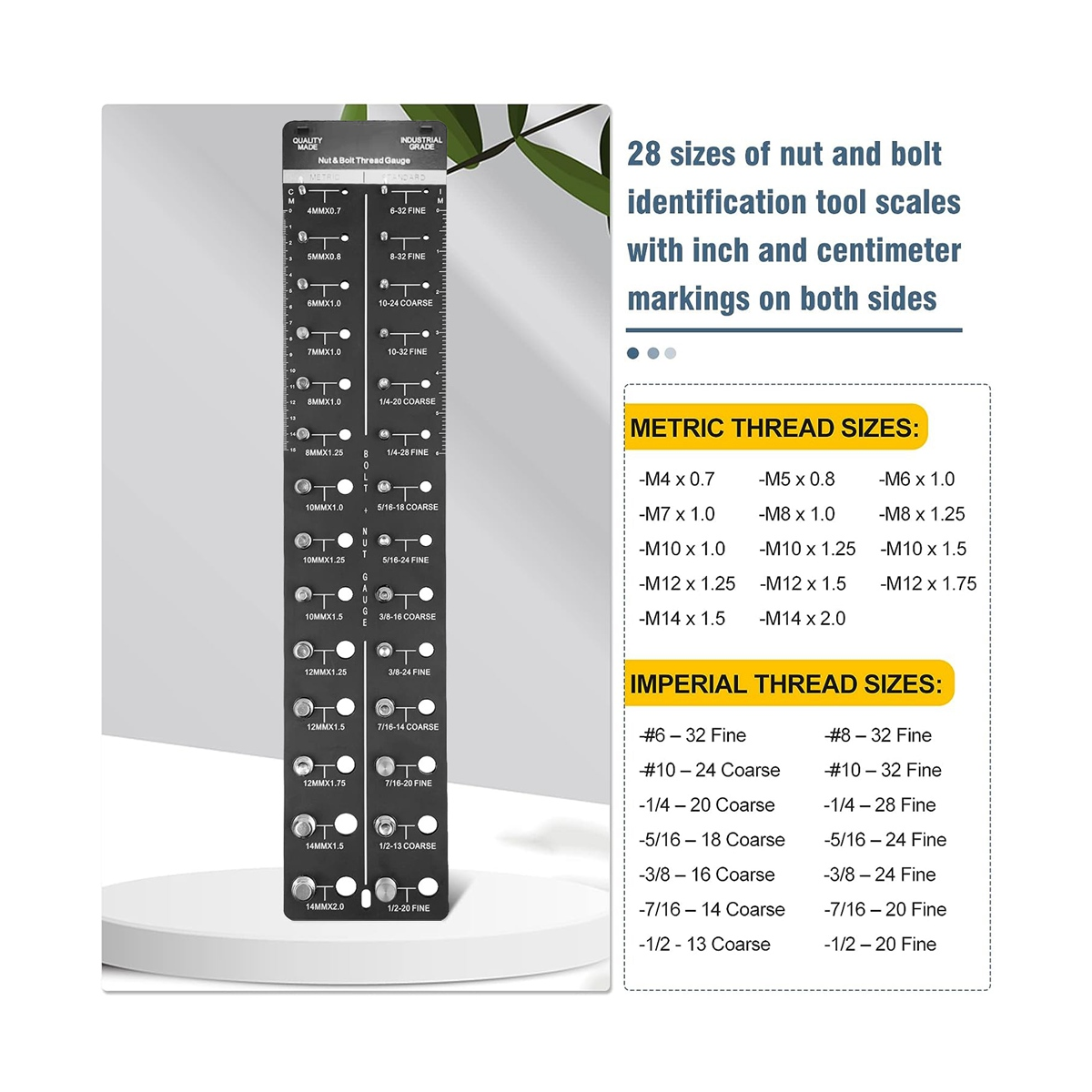 28 Size Nut and Bolt , Bolt Size and Thread Gauge, Bolt and Nut ...