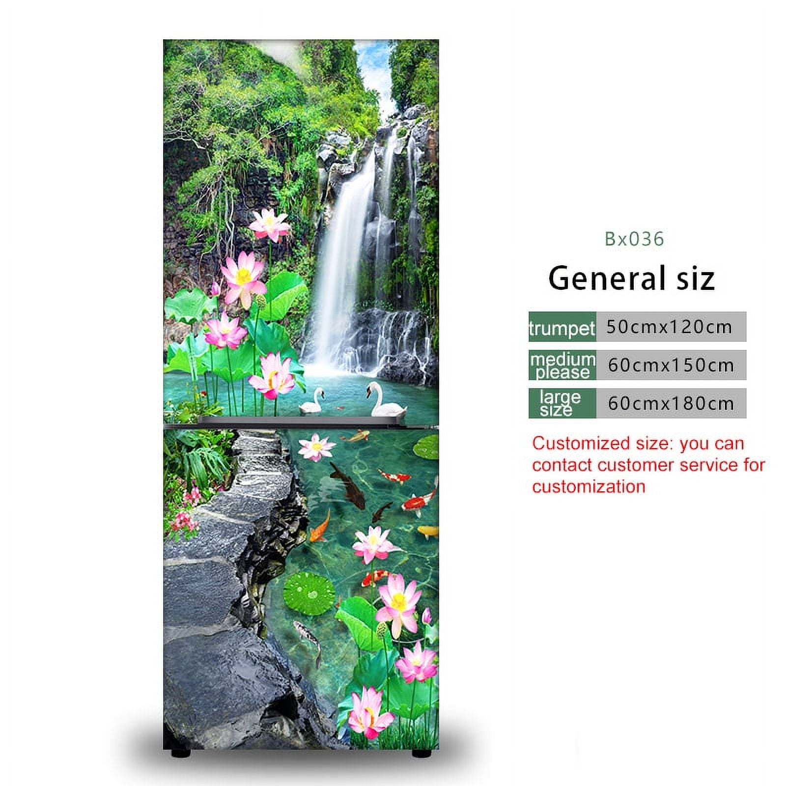 28 Styles For Choice Beach Scenery Refrigerator Sticker Peel & Stick ...