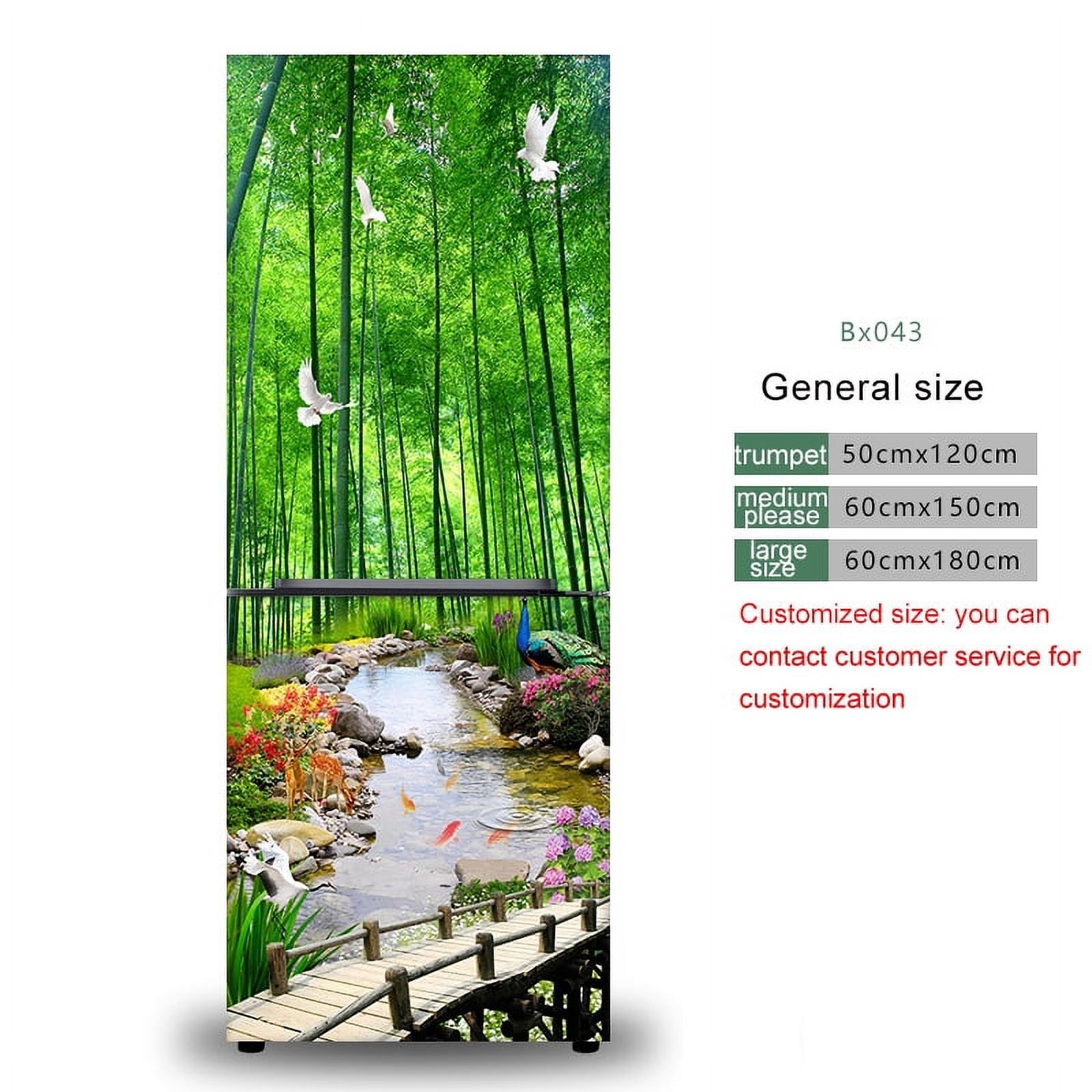 28 Styles For Choice Beach Scenery Refrigerator Sticker Peel & Stick ...