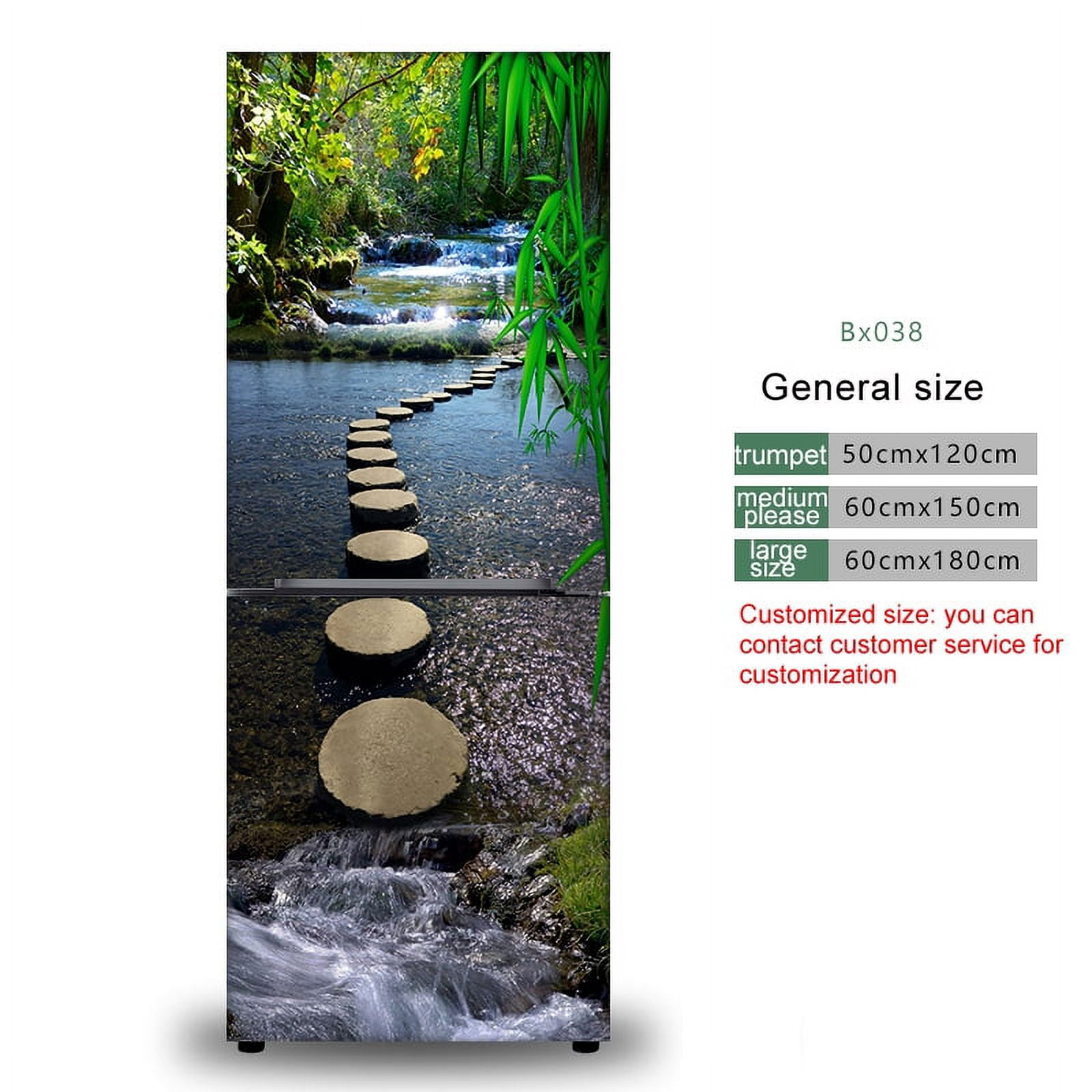 28 Styles For Choice Beach Scenery Refrigerator Sticker Peel & Stick ...