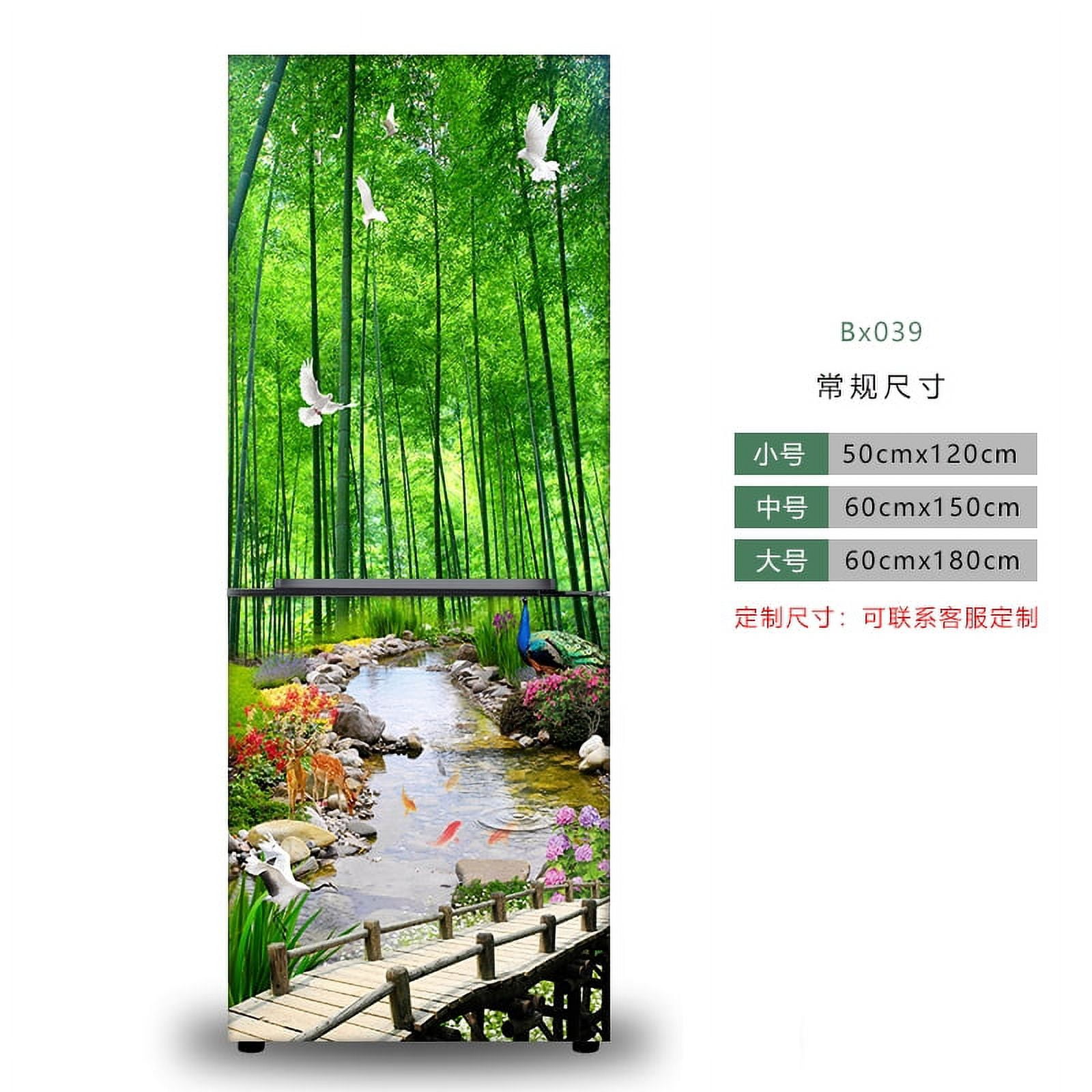 28 Styles For Choice Beach Scenery Refrigerator Sticker Peel & Stick ...