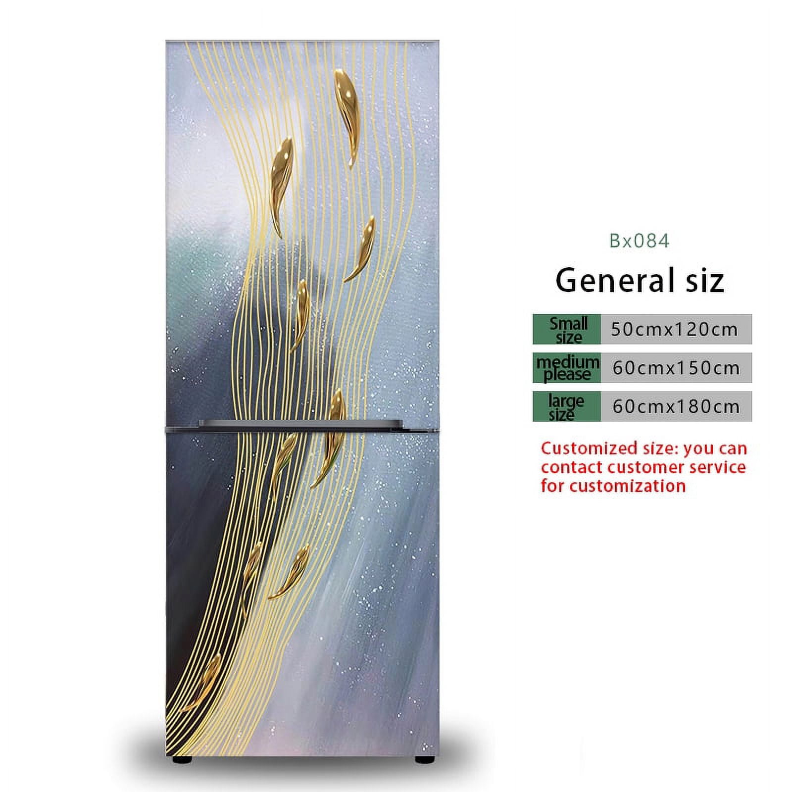 28 Styles Light luxury Style Refrigerator Sticker Peel & Stick ...