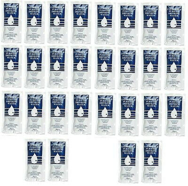 (28)Water Packets Emergency Survival Drinking Rations 4.225 FL OZ SOS ...
