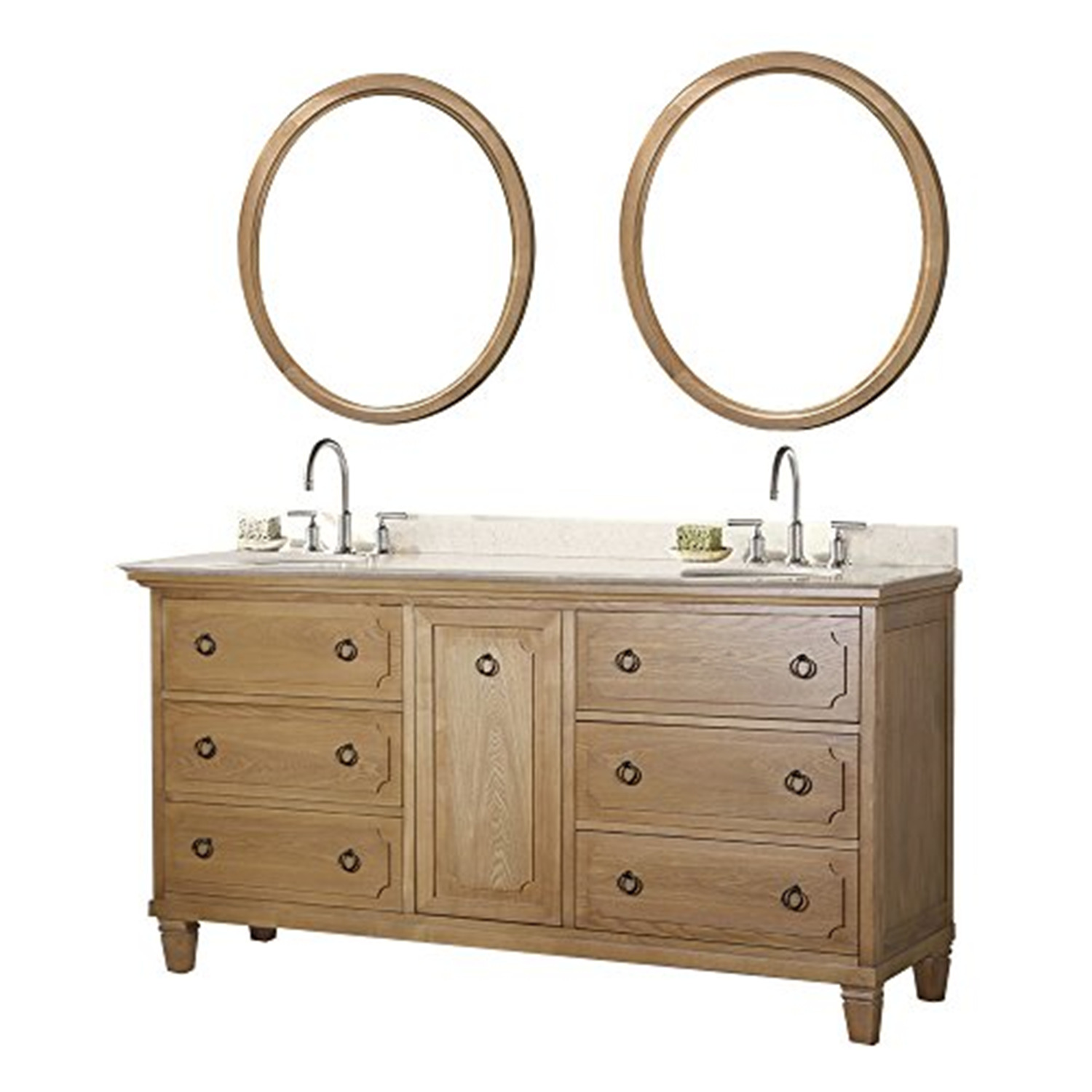 28" Weathered light Brown MIRROR-Color:Weathered Light Brown,Material ...