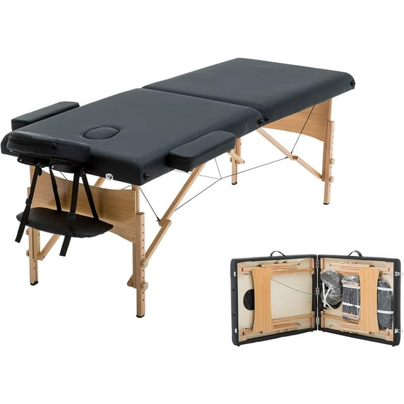 28 in Wide Massage Tables Portable Lash Bed 73 inch Tattoo Table ...