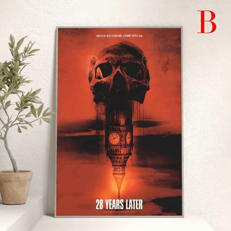 28 Years Later Movie 2025 Poster, Modern Room Decorative Arts, Scary ...