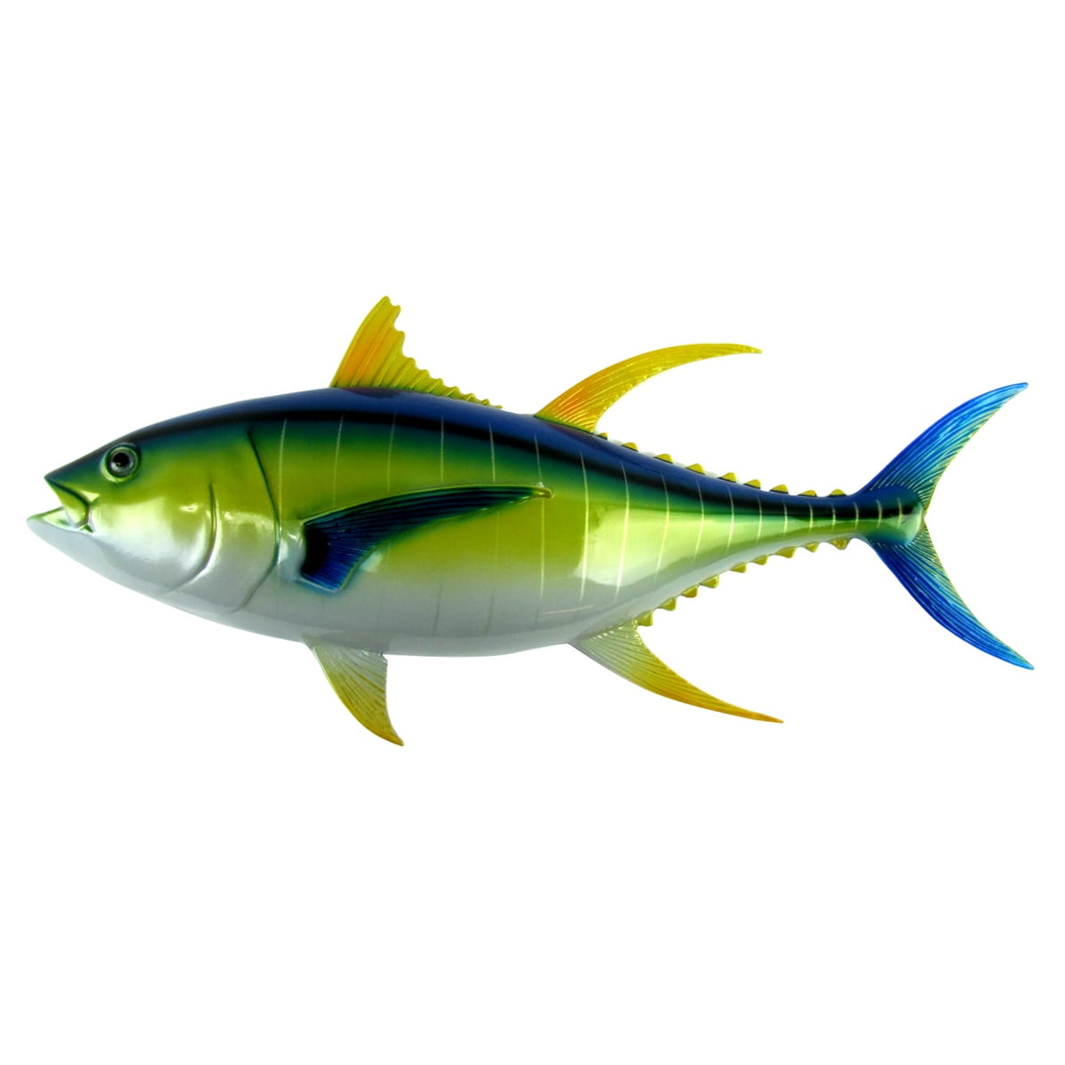 28" Yellowfin Tuna Lifelike Wall Mount Saltwater Fish Trophy Taxidermy ...
