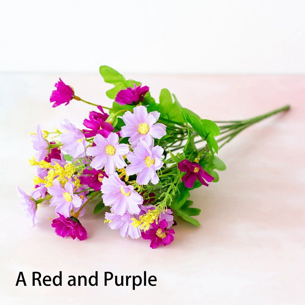 28 daisy daisies 7-pronged artificial flowers for decoration - Walmart.com