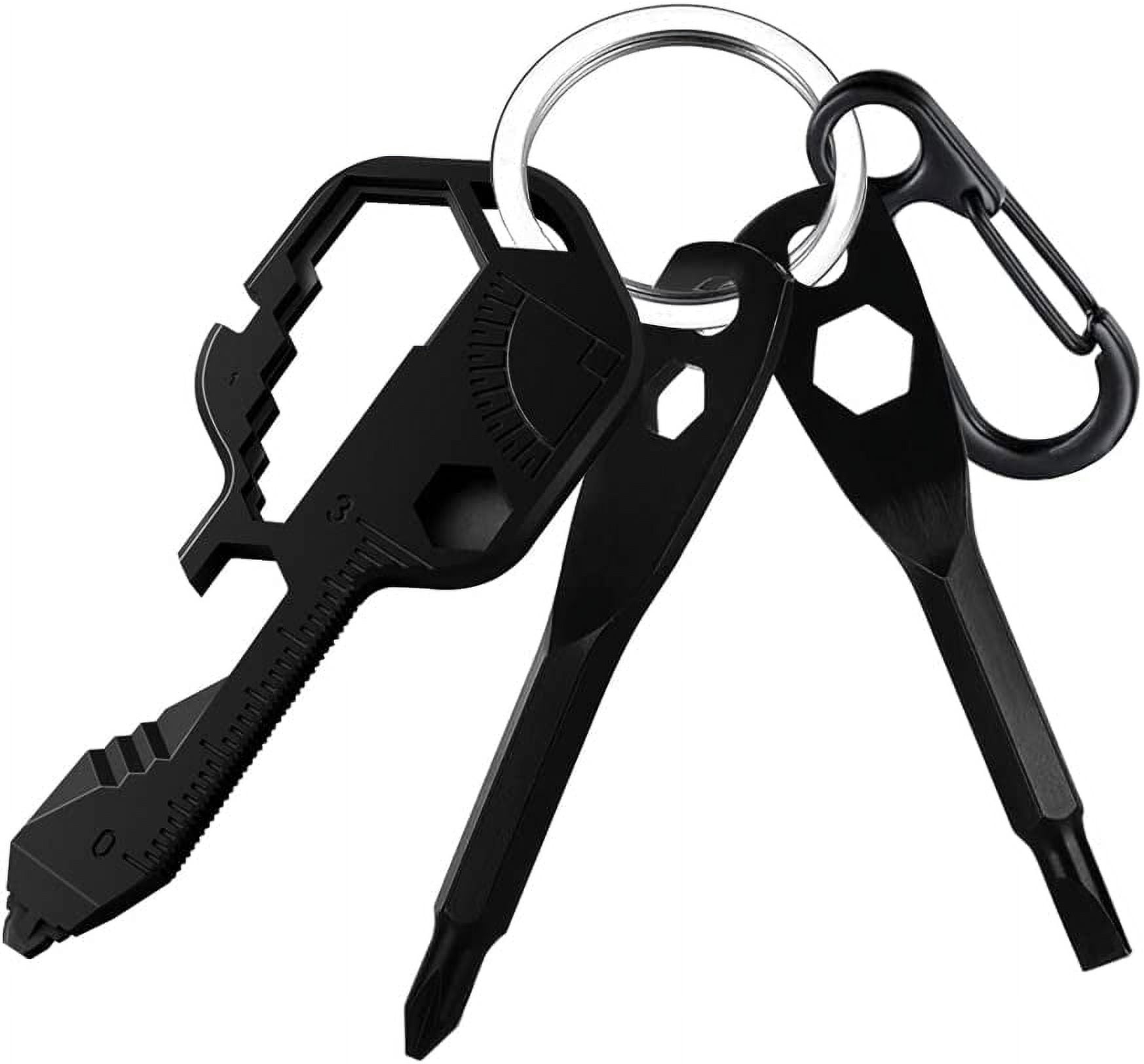 28- in-1 Key Shaped Pocket Tool,Multitool Key with Key Chain,Outdoor ...