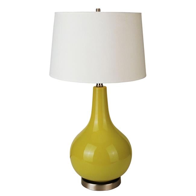 28 in. Ceramic Table Lamp - Apple Green - Walmart.com
