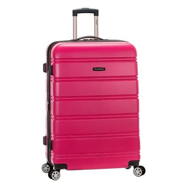 28 in. Expandable ABS Dual Wheel Spinner Luggage - Magenta - Walmart.com