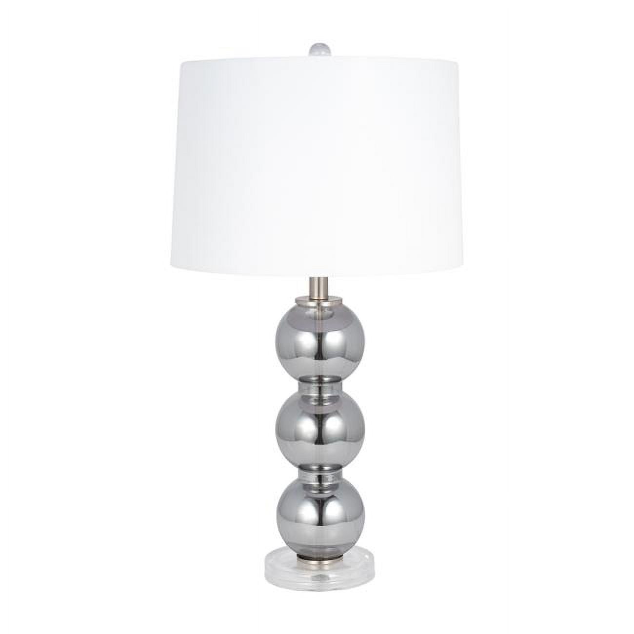 28 in. Glass Orbs Table Lamp, Gray - Walmart.com