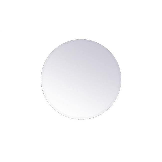 28 in. Gracin Round Mirror, Clear - Walmart.com