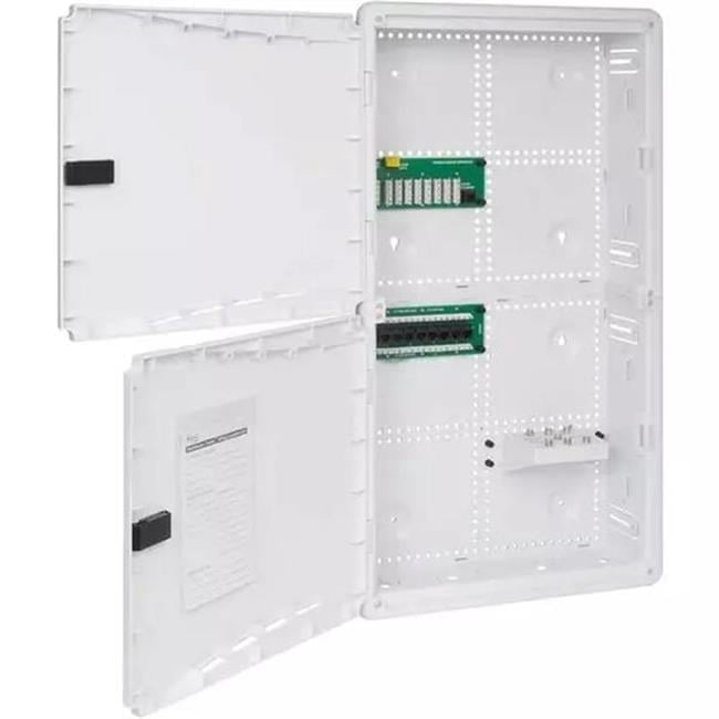 28 in. Plastic Wiring Enclosure Voice, Data & Video Combo with Doors ...