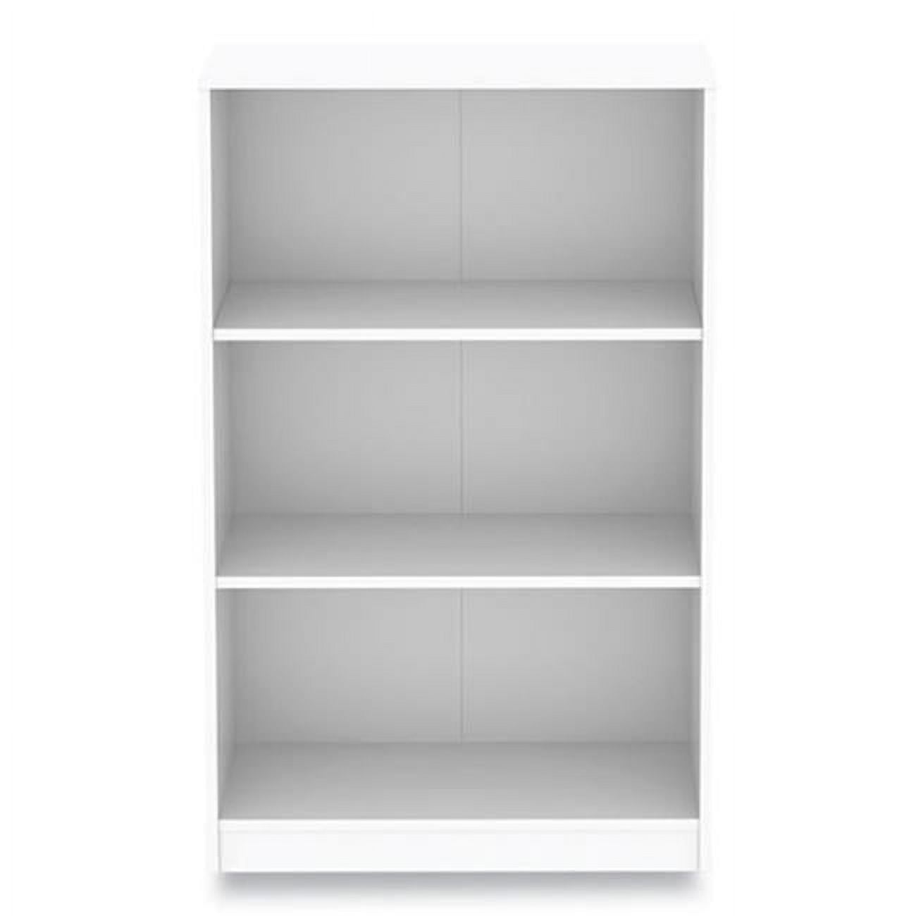 28 in. Three-Shelf Bookcase, White - Walmart.com