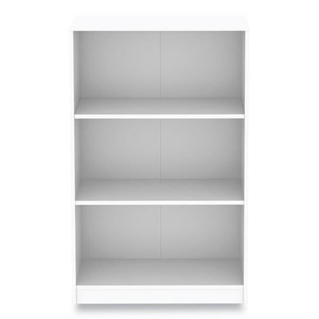 28 in. Three-Shelf Bookcase, White - Walmart.com