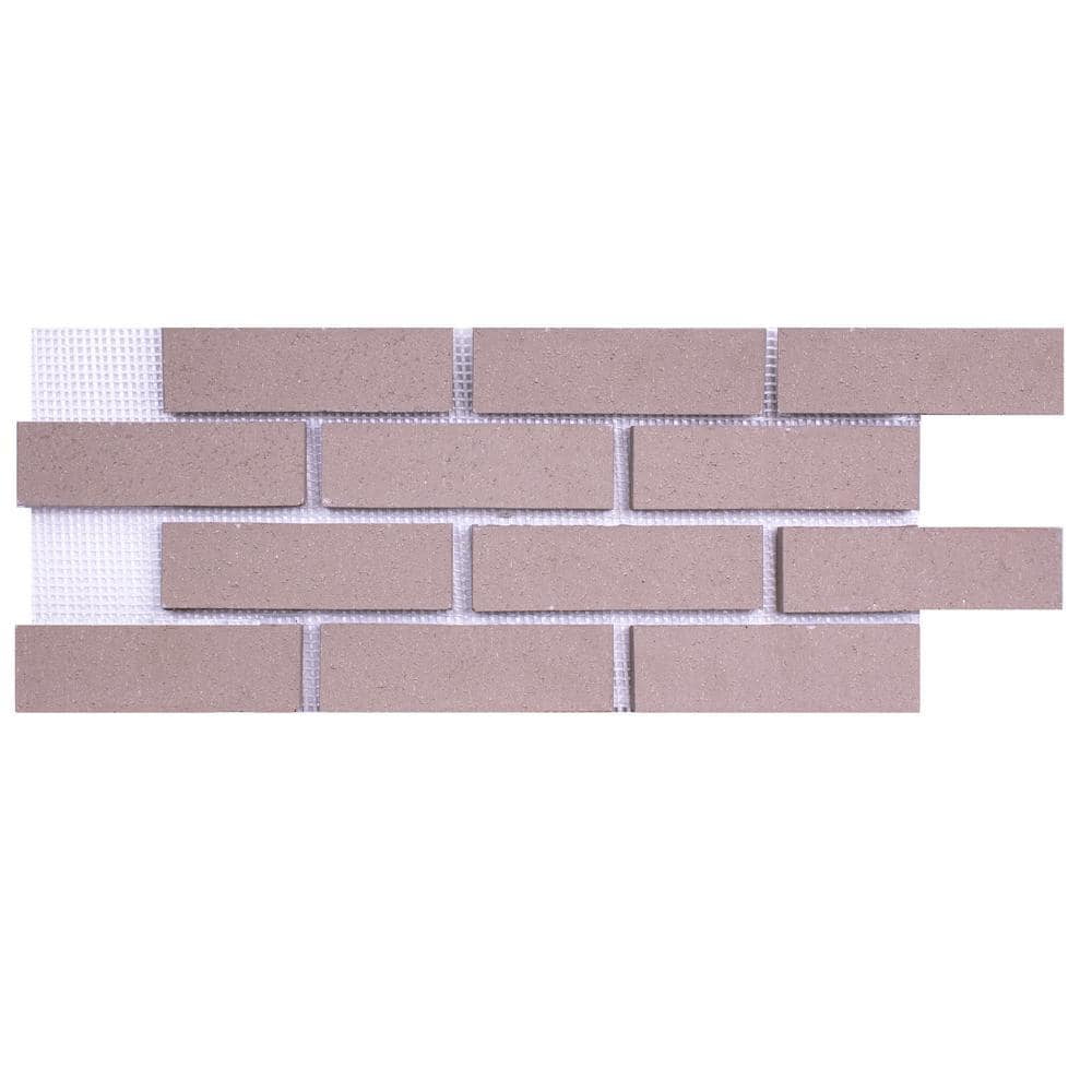 28 in. x 10.5 in. x 0.625 in. (6.99 sq. ft.) Brickwebb London Thin ...