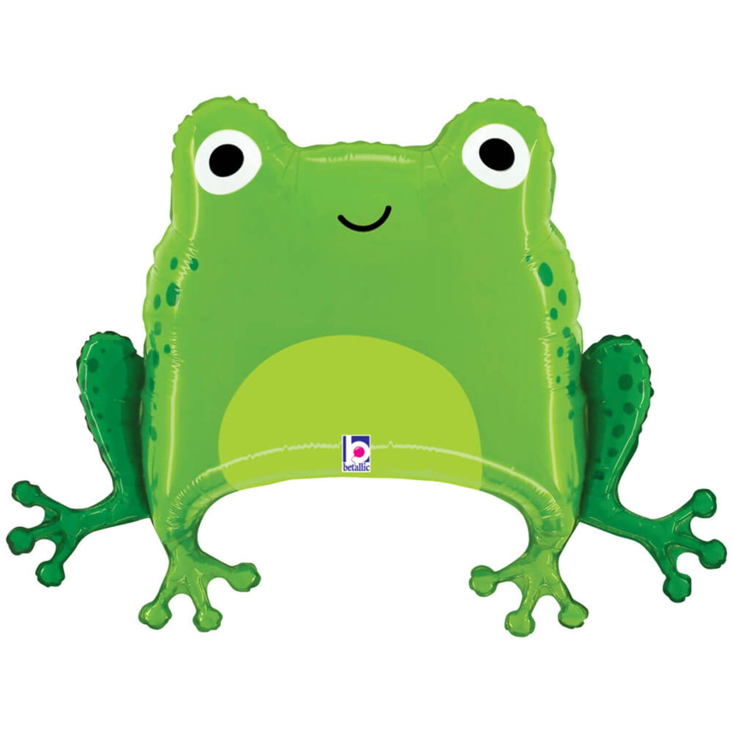 28 inch Betallic Green Frog Foil Mylar Balloon - Party Supplies ...