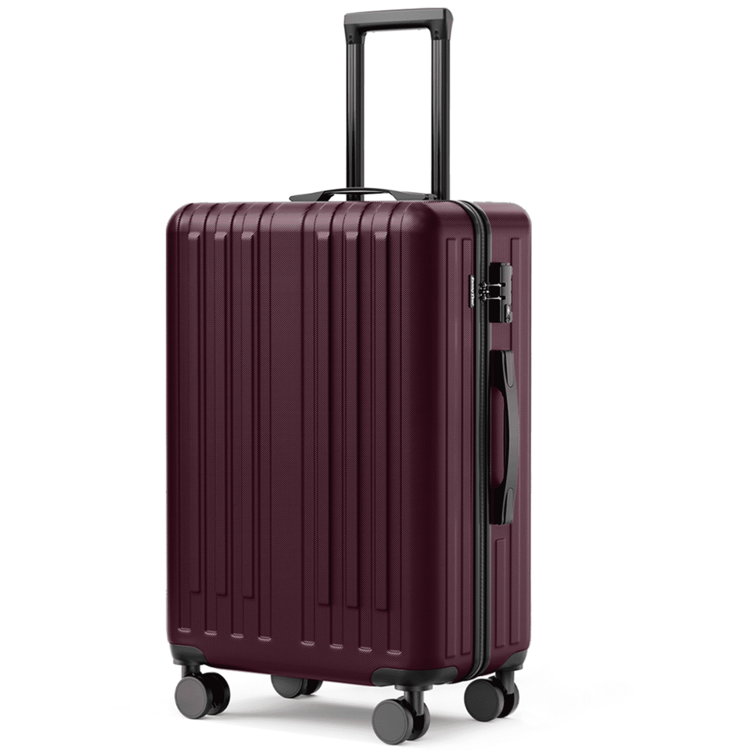 28-inch Checked Luggage with Hard-sided Lightweight ABS Material ...