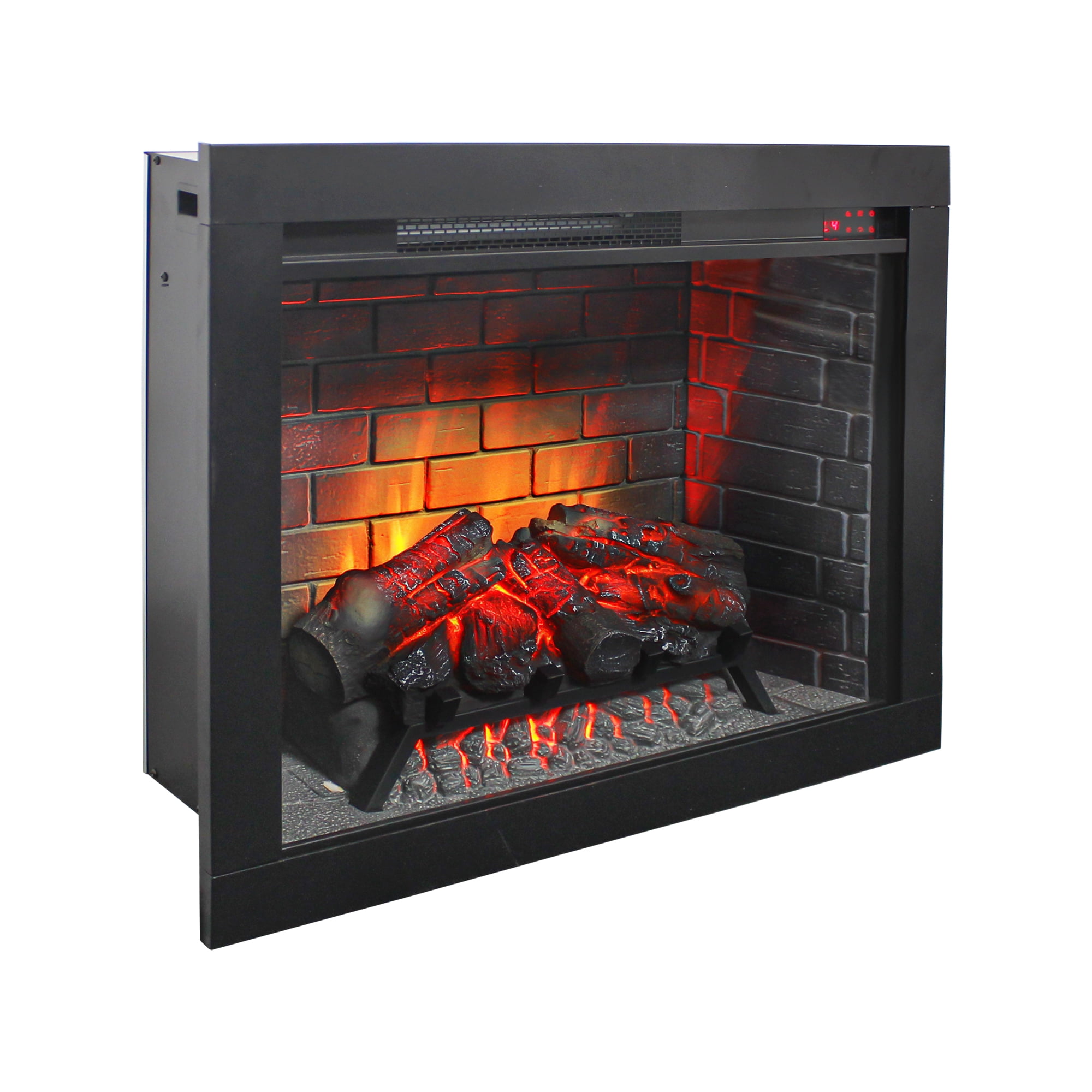 28 inch Infrared Electric Fireplace with Removable Trim kit Insert ...