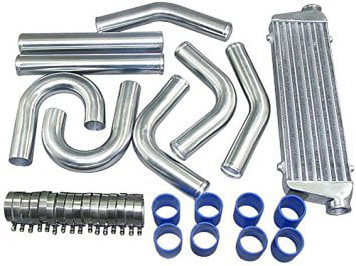 28 inch Intercooler + 2.5 inch Piping Kit Golf GTI RX-7 RX-8 - Walmart.com
