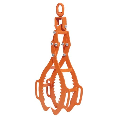 28 inch Log Lifting Tongs, Timber 4 Claw Log Tong with 2650 lbs Loading ...