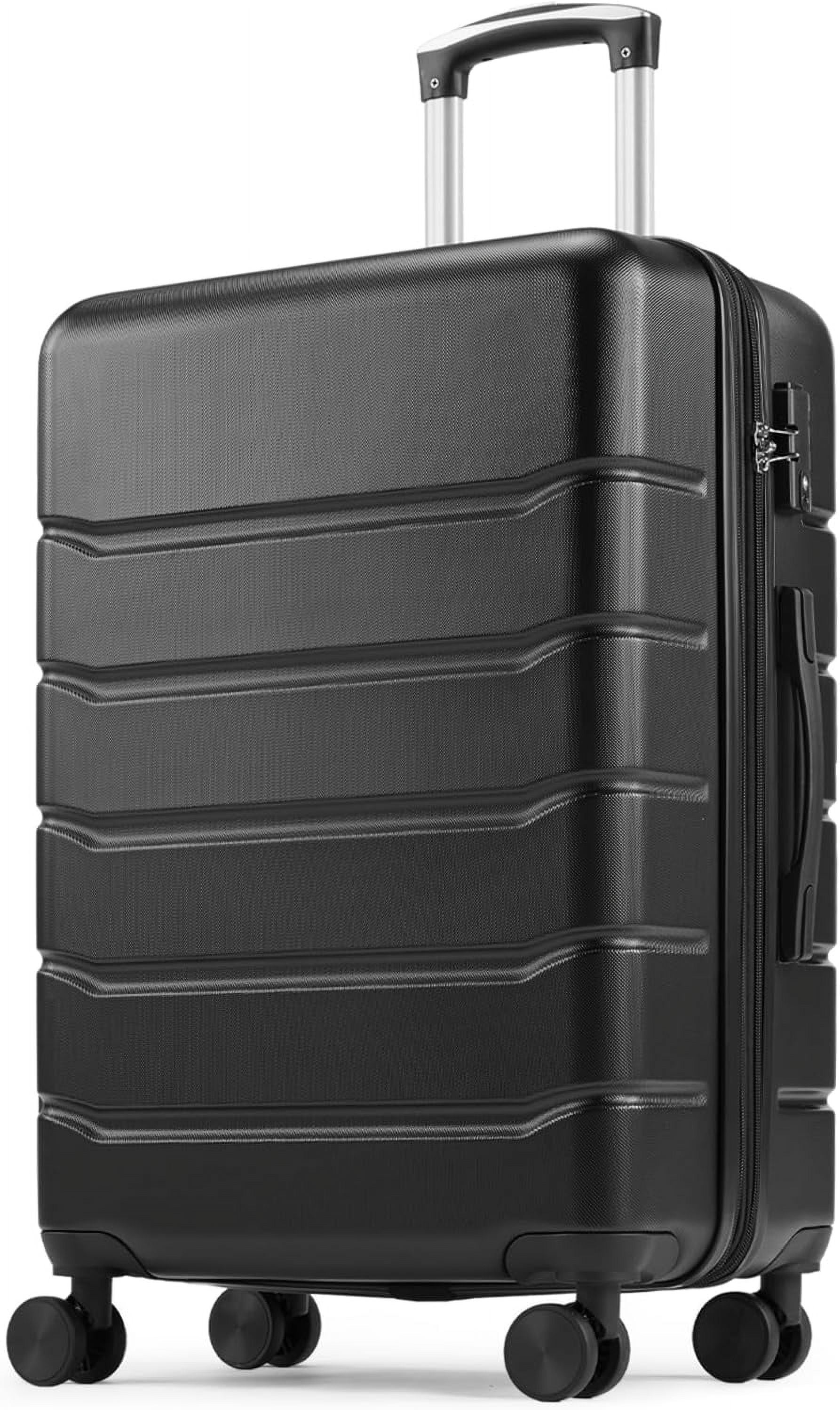 28 inch Luggage, Hard Shell ABS Suitcase with Double Spinner Wheels ...