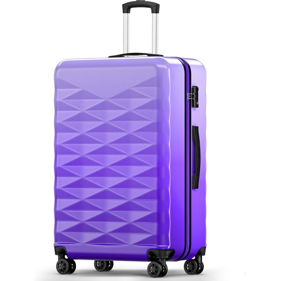 28 inch Luggage with Spinner Wheels, Hardside Large Suitcase with TSA ...