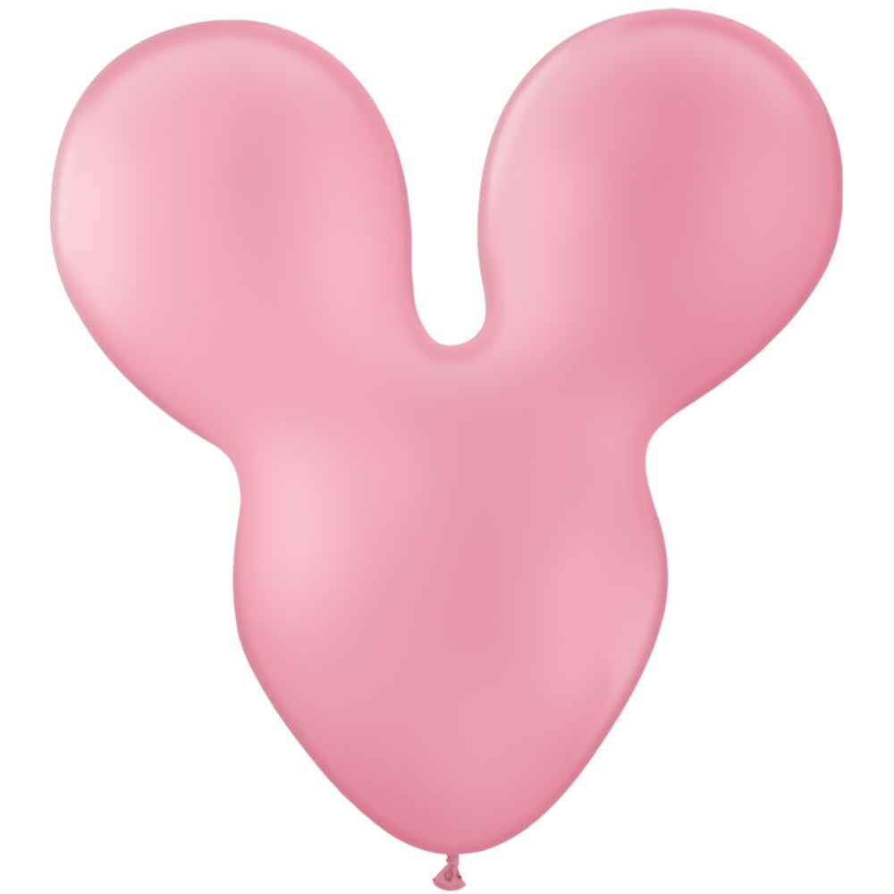 Party Brands 28" Mickey Mousehead Birthday Balloons - Pink Latex (1 ...