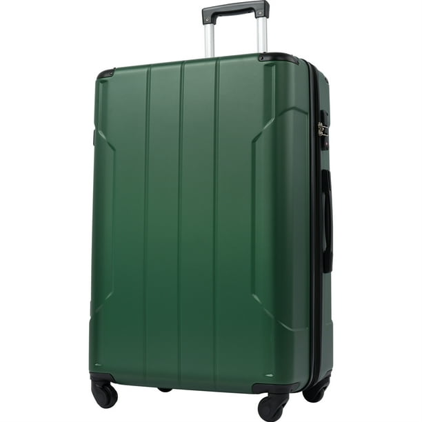28 inch Suitcase with Spinner Wheels, Hardshell Expandable Luggage with ...