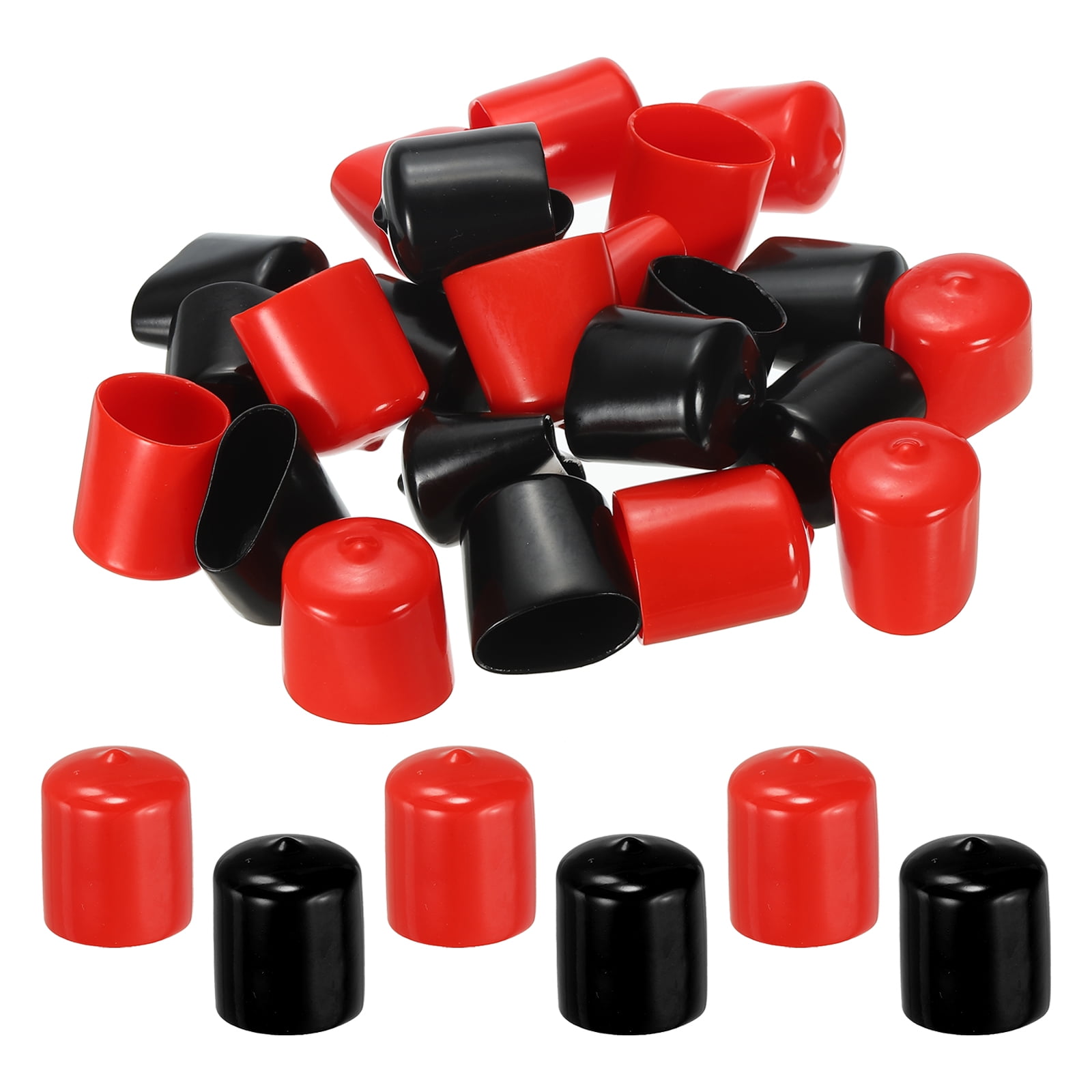 28 mm Round Rubber End Caps, Vinyl Bolt Cover Caps Flexible Screw ...