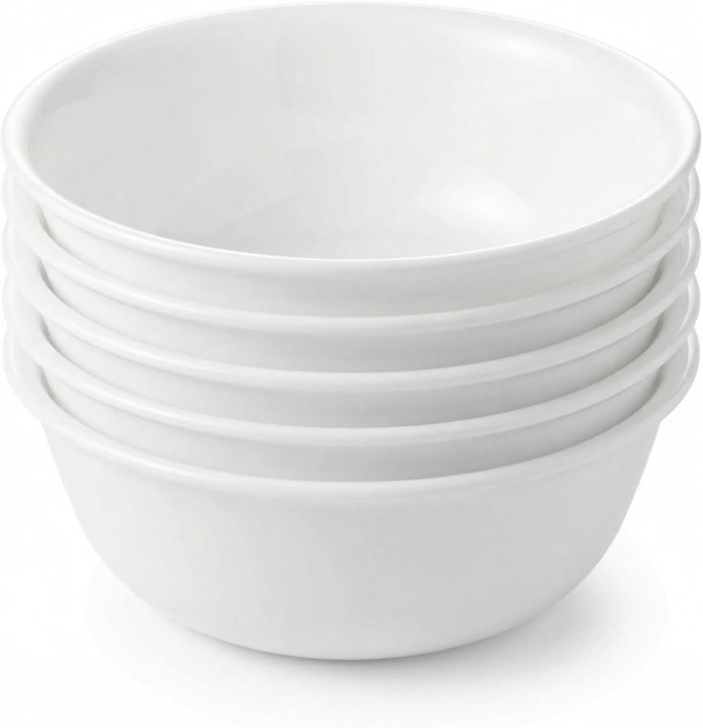 28-oz Soup and Cereal Bowls Set of 6, Chip & Crack Resistant Dinnerware ...