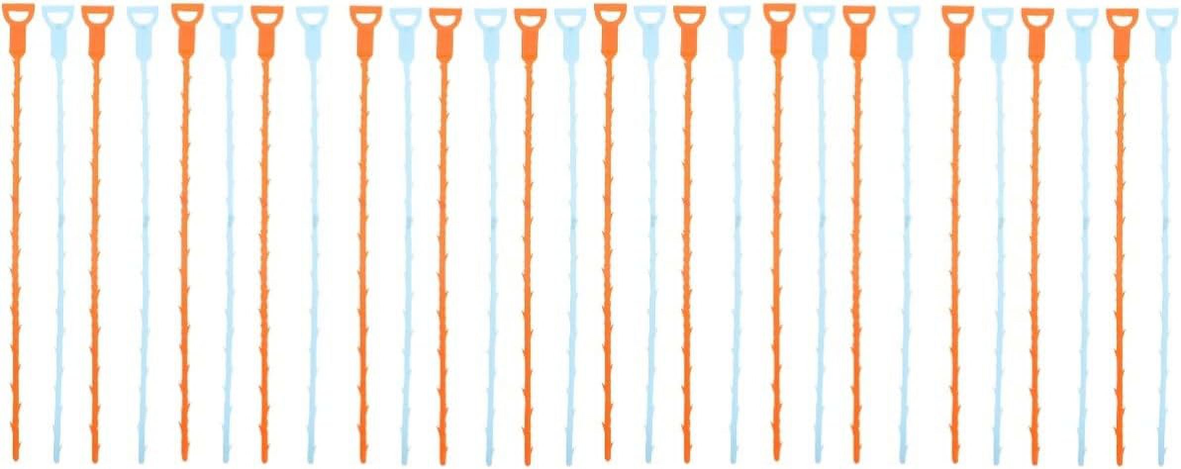 28 pcs Remover Bendable Hair Catcher Drain Hook Kitchen Household ...