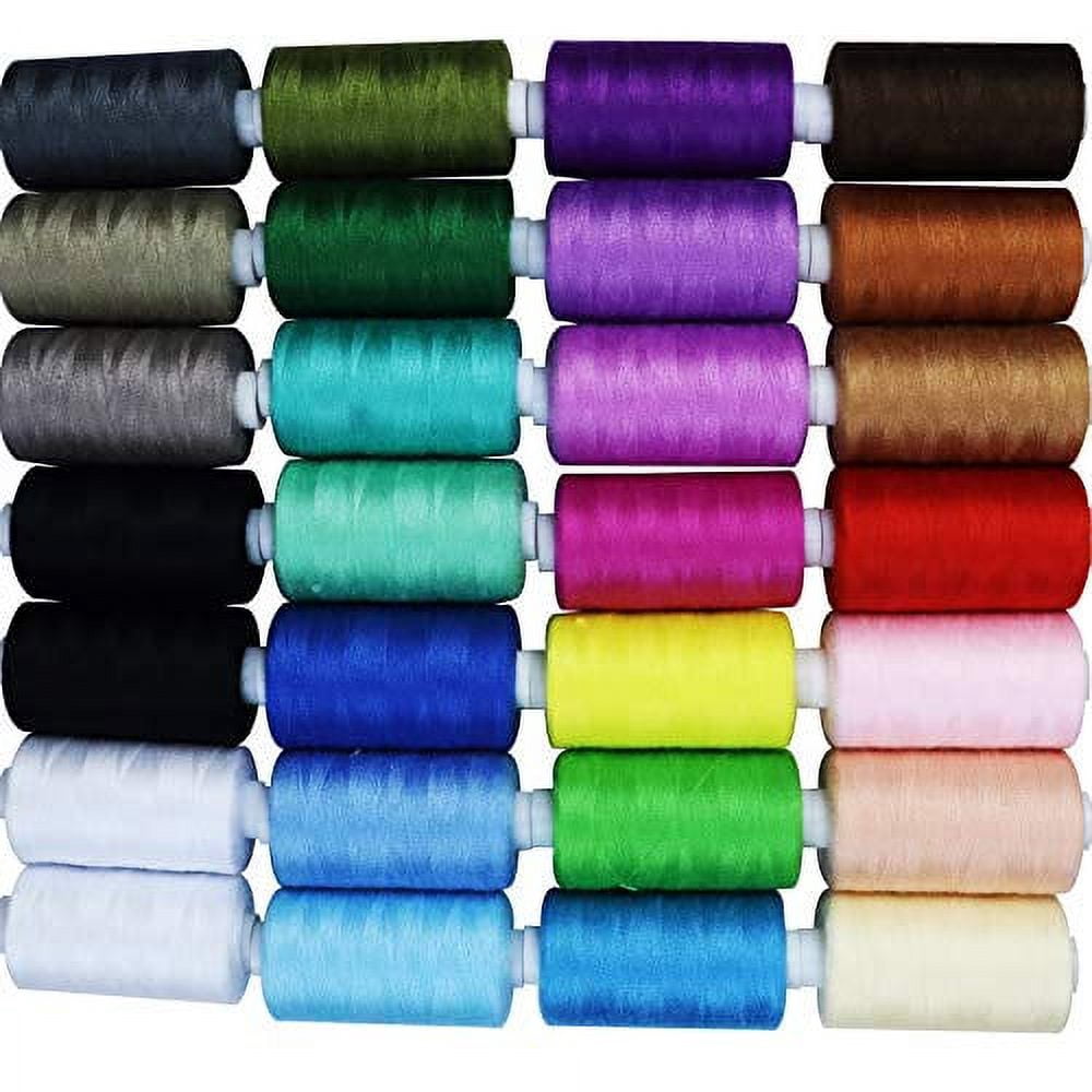 28 spools Sewing Thread Polyester for Hand & Machine Sewing Total ...