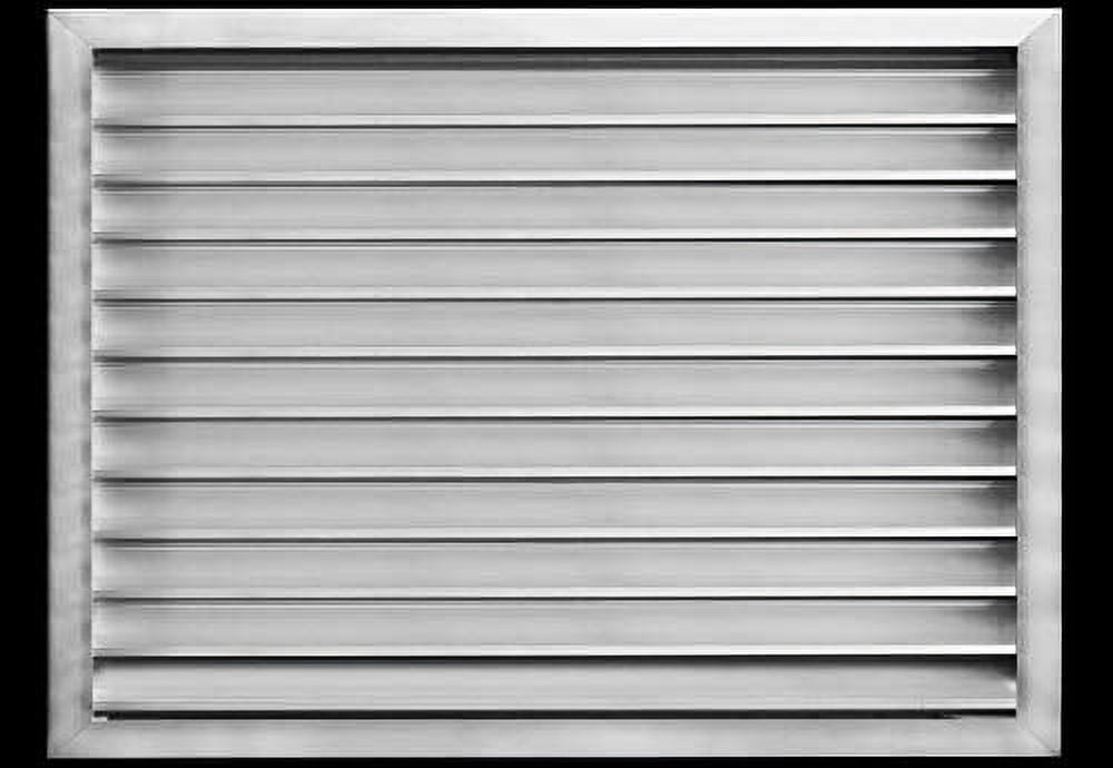 28"w X 24"h Aluminum Outdoor Weather Proof Louver - Rain & Waterproof ...
