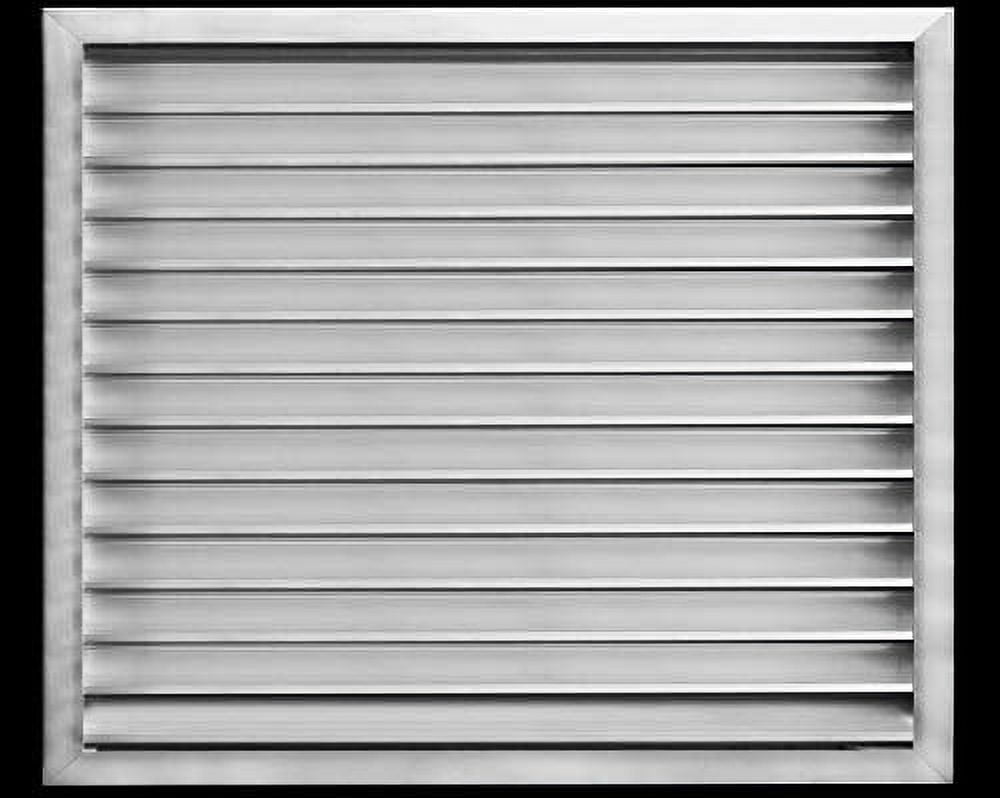 28"w X 28"h Aluminum Outdoor Weather Proof Louver - Rain & Waterproof ...