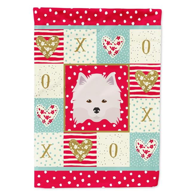 28 x 0.01 x 40 in. American Eskimo Flag Canvas House Size - Walmart.com