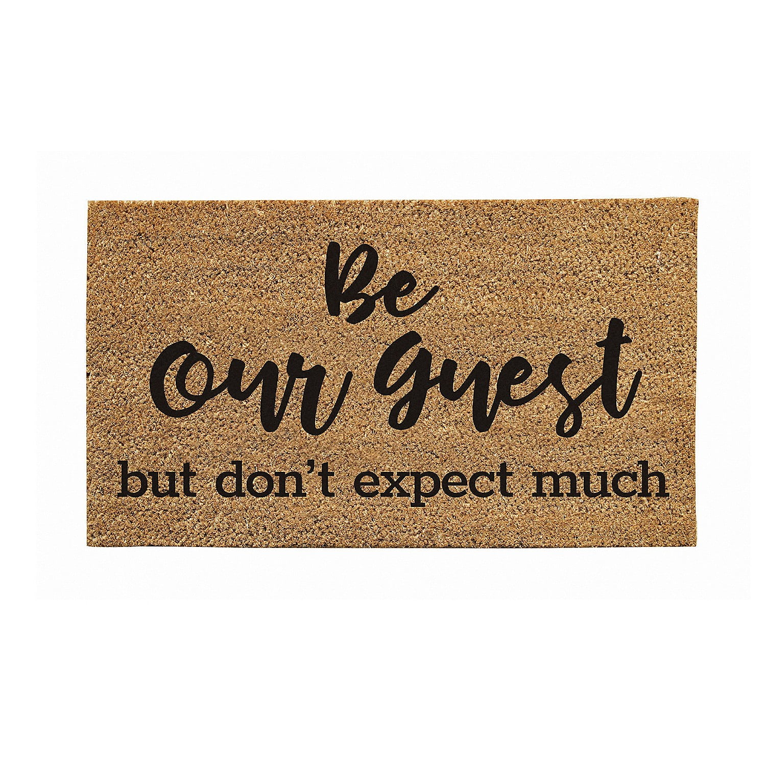 28" x 16" Nature Coir Mat, Be our guest - Walmart.com