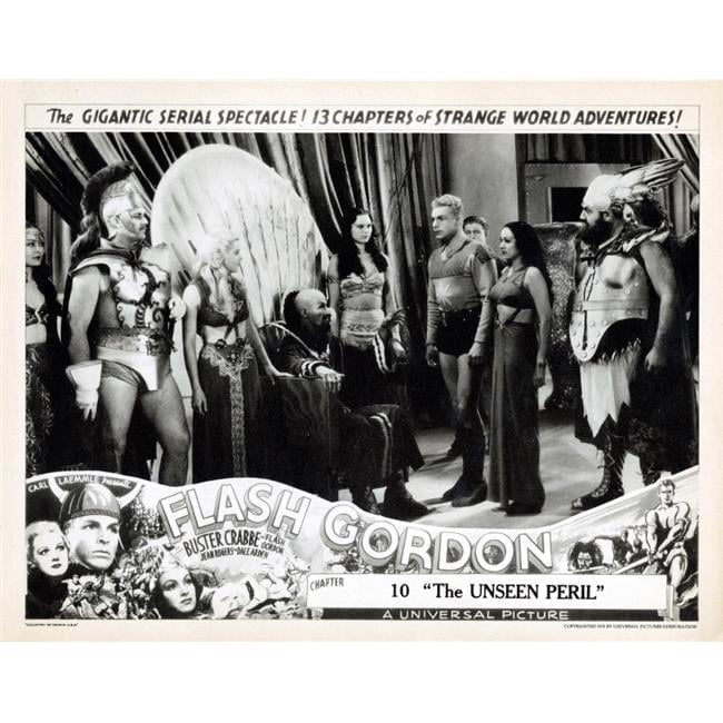 28 x 22 in. Flash Gordon Aka Rocketship Top Seated Center Poster ...