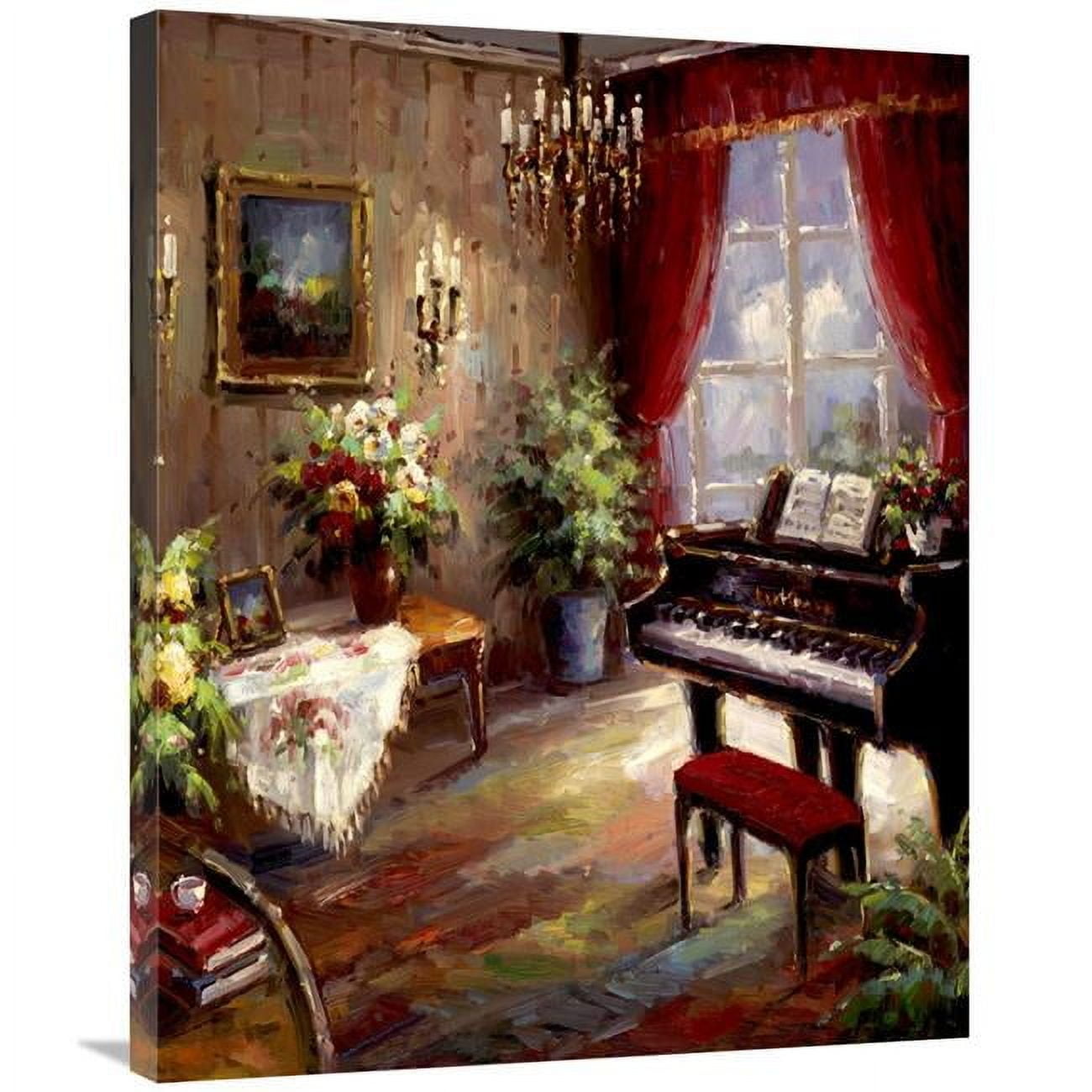 28 x 35 in. Music Parlor Art Print - Foxwell - Walmart.com