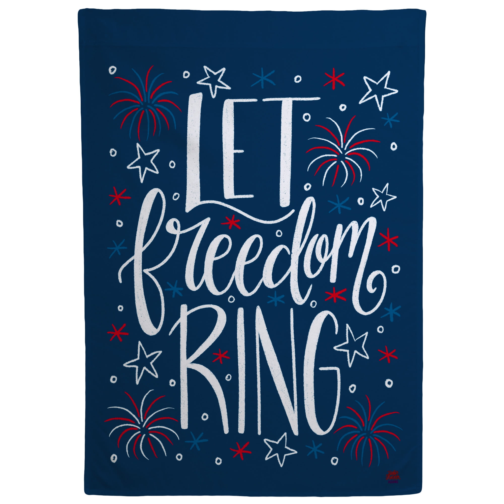 28 x 40 Let Freedom Ring Blocker House Flag by Ashton - Walmart.com