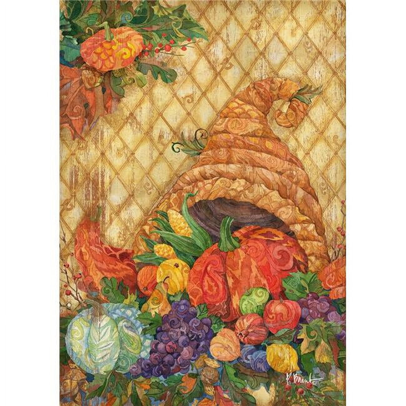 28 x 40 in. Boho Cornucopia House Flag - Walmart.com