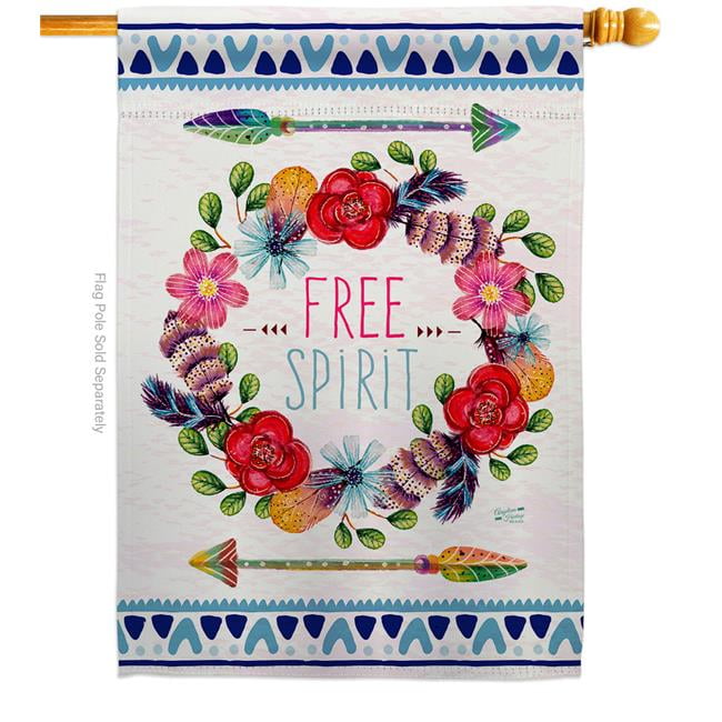28 x 40 in. Free Spirit Sweet Life Expression Double-Sided Decorative ...