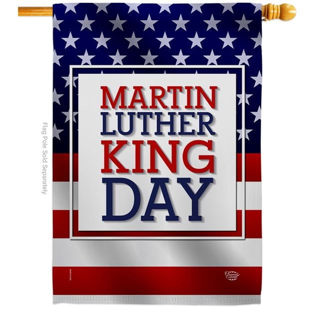 28 x 40 in. MLK Day Black History Martin Luther King Double-Sided ...