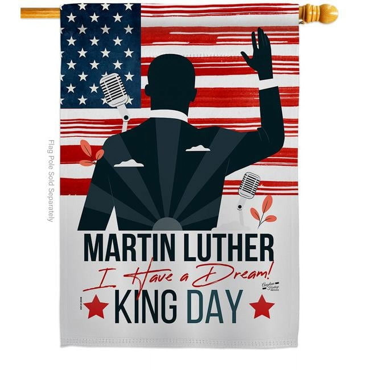 28 x 40 in. Martin Luther King Day Black History Double-Sided ...