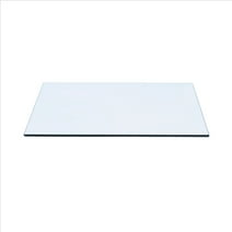 Dulles Glass 42" x 72" Rectangle Glass Table Top - Tempered - 3/8 ...