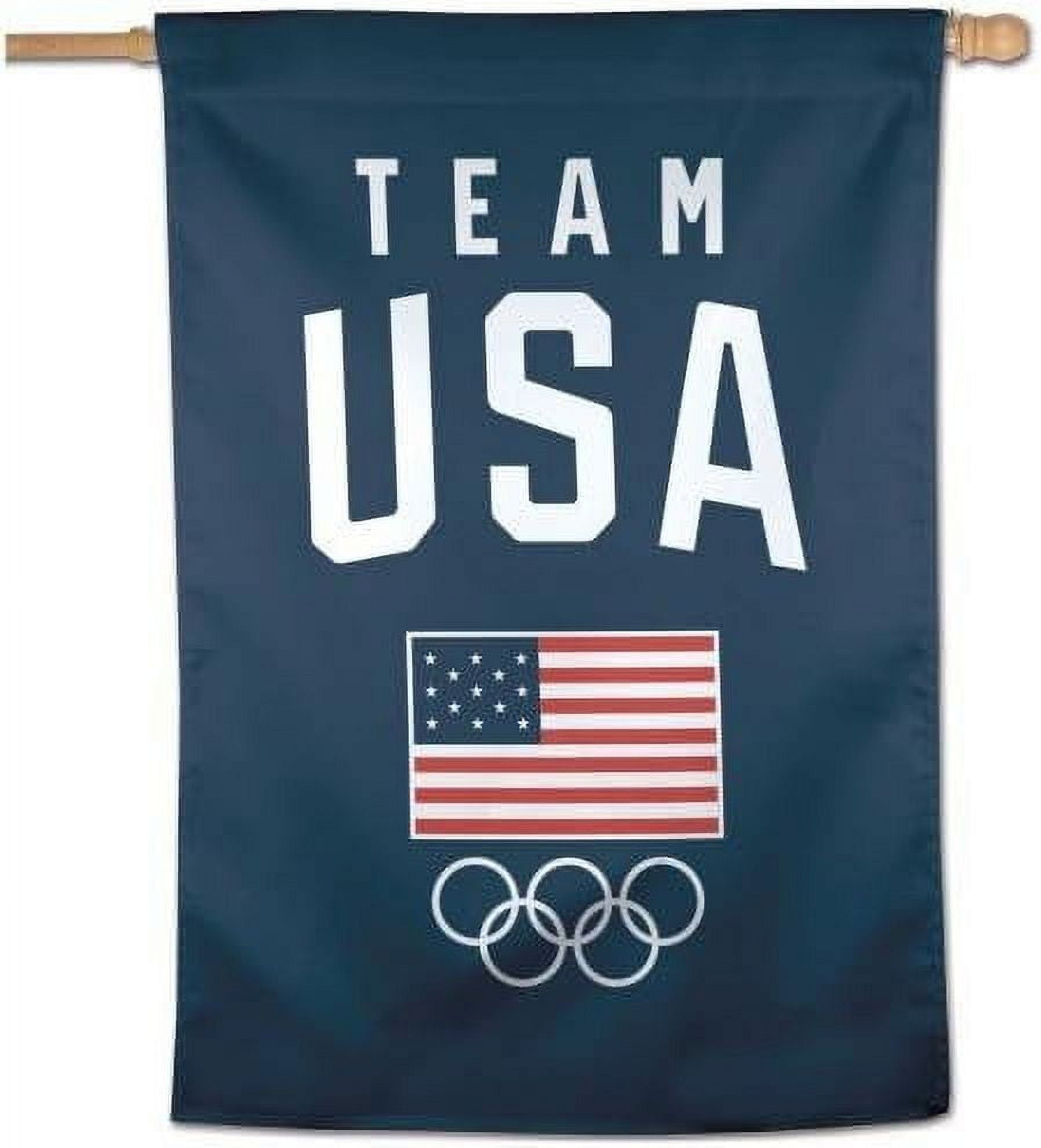 28"x40" USA Olympiad Olympiad Rings Banner - Walmart.com