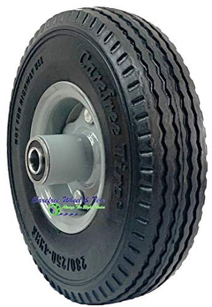 280/250-4 (9" x 2.25") NARROW Wheel Assembly With 2 1/4" Off Center Hub ...